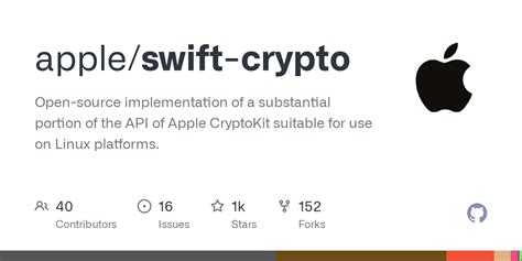 Github Appleswift Crypto Open Source Implementation Of A