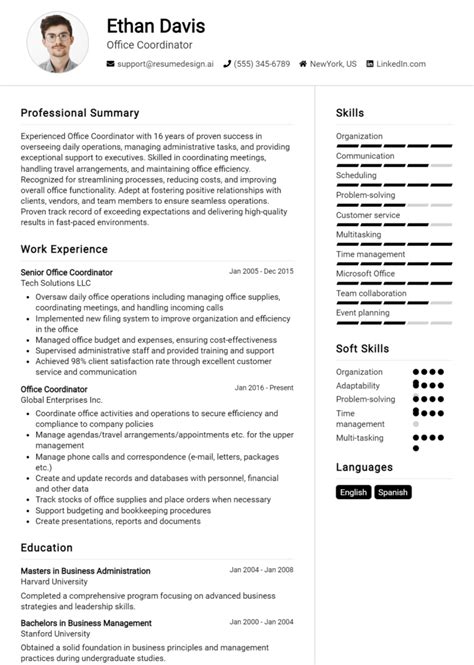 15 Office Coordinator Resume Examples And Templates For 2024