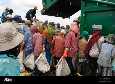 The Garbage Dump Landfill In Stung Meanchey District Of Phnom Penh In