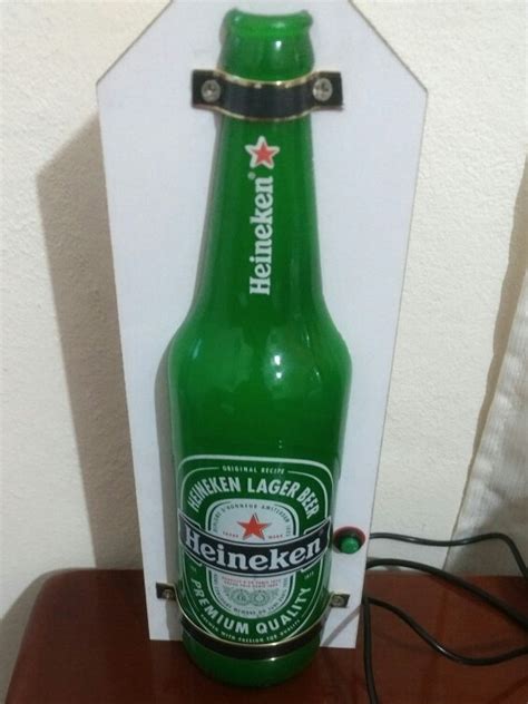 Luminaria Abajur Heineken Ou Absolut R Em Mercado Livre