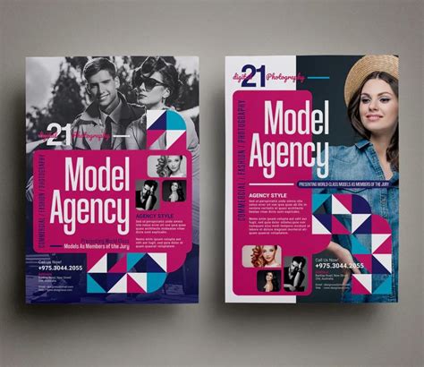 Model Agency Flyer Template