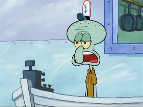 Squidward Cashier Blank Template Imgflip