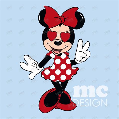 Minnie Mouse Png File Minnie Peace And Love Minnie Sublimation