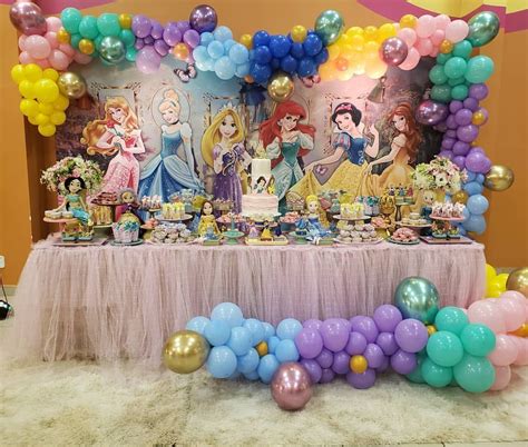 Princess Theme Birthday Princess Birthday Party Decorations Disney Princess Birthday Party