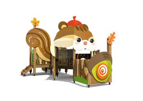 아기다람쥐와 도토리 놀이시설 ㈜아이안디자인
