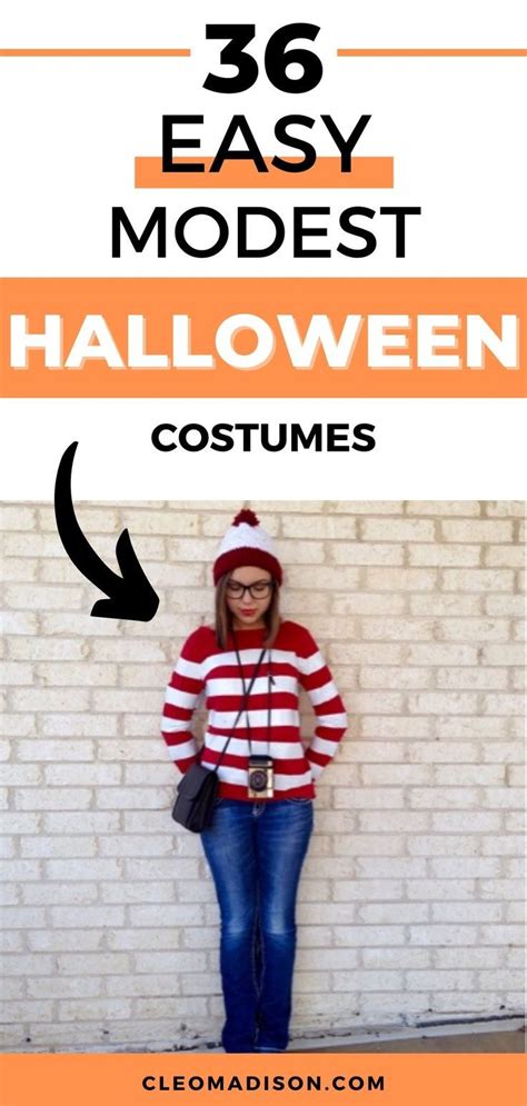 36 Easy Modest Halloween Costumes Youll Love Modest Halloween