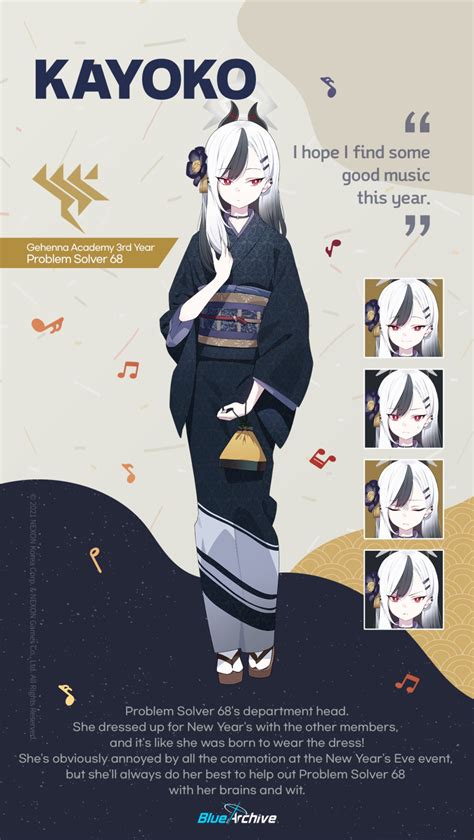 Safebooru Absurdres Black Kimono Blue Archive Doremi English