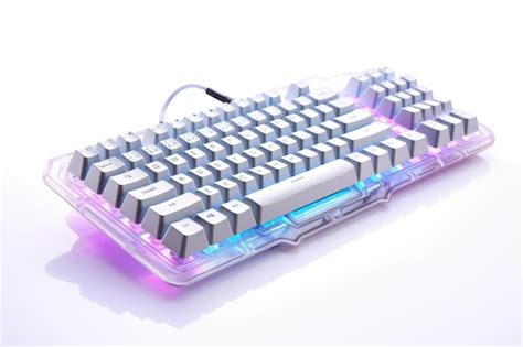 Premium Ai Image Gaming Keyboard Isolated On White Background Ar 32 V
