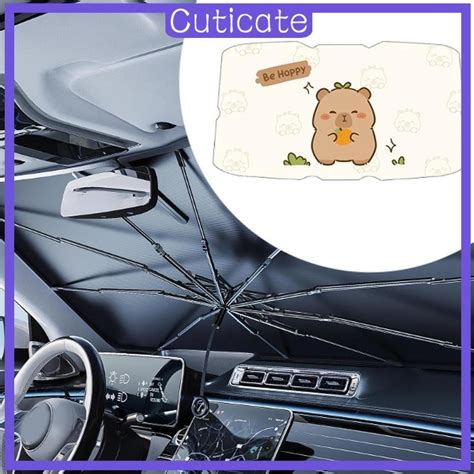 [ Cuticate ] ร ่ มบังลมร ่ มด ้ านหน ้ ากระจกรถยนต ์ ฉนวนกันความร ้ อน