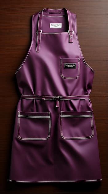 Premium Ai Image The Kan School Chefs Apron In Organic Black