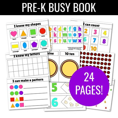 Busy Book Printables
