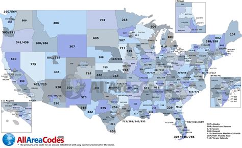 Area Codezones Map Usa Printable Printable Map Of Usa