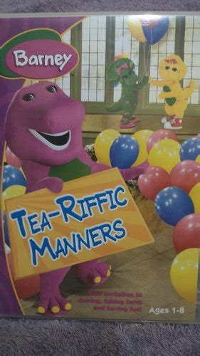 Dvds Barney Tea Riffic Manners Was Listed For R2500 On 10 May At 23