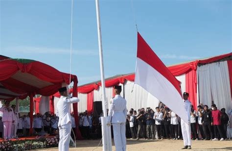 Upacara Pertama Peringatan Hut Ri Digelar Di Ikn Nusantara Sinpoid