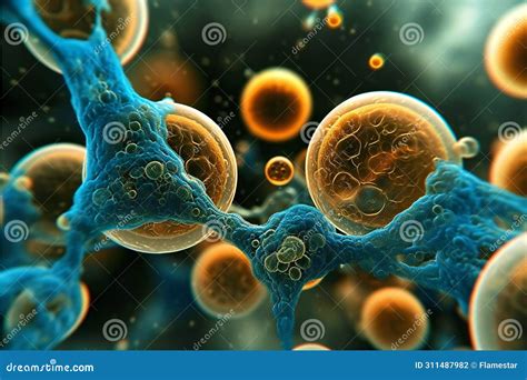 Microscopic View Stem Cells Stock Illustration Illustration Of Health Micro 311487982