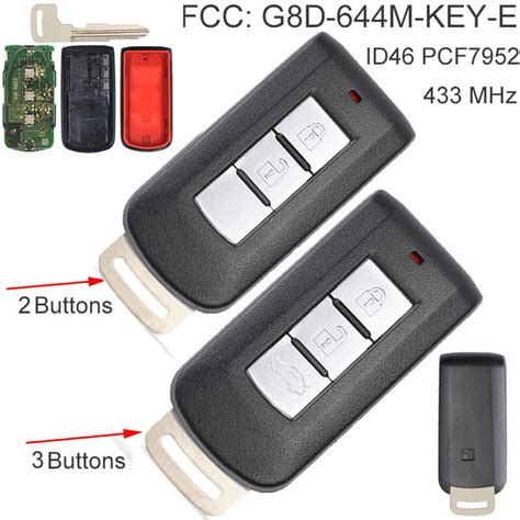 Mitsubish I Outlander Smart Key Remote 433MHz With Insert Blade G8D