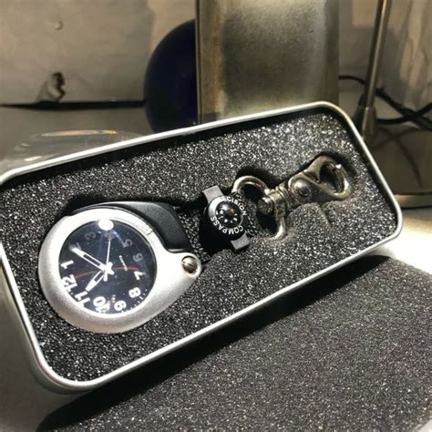 Esp Bienne Clip On Watchcompassmagnifying Glassin Original Tin Asi40483 Watchcharts