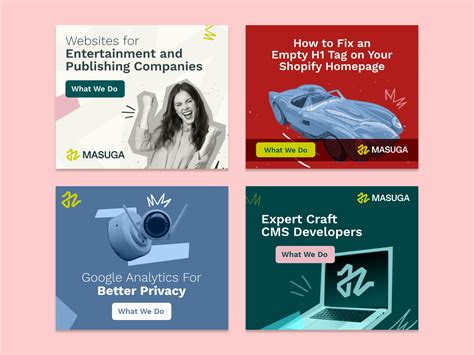 Masuga Display Ads By Hridoy R For Banner Bakers On Dribbble