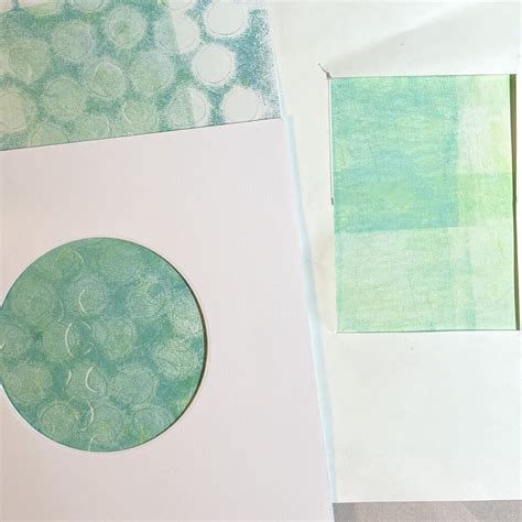clean and simple card with gelli plate background and inky flowers rubber dance art stamps blog