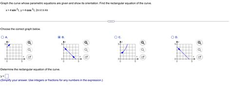 Solved Graph The Curve Whose Parametric Equations Are Given Chegg