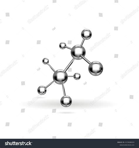 Moléculas Y Latas De Cristal Molecular Vector De Stock Libre De Regalías 2178288103