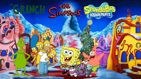 The Grinch The Simpsons Spongebob And He Wallpaper By Aldwinpanny10 On Deviantart