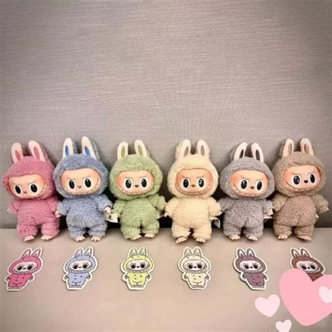 Labubu Plush Doll Keychain The Monsters Labubu Fun Blind Box Cute
