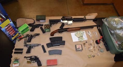 Three Felons Nabbed For Multiple Drugs Weapons Felonies