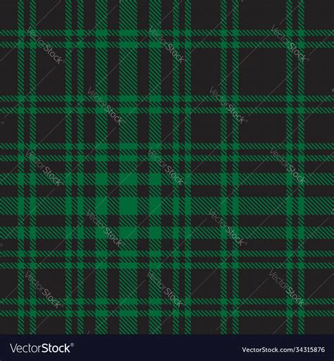 Green Glen Plaid Textured Seamless Pattern Vector Image