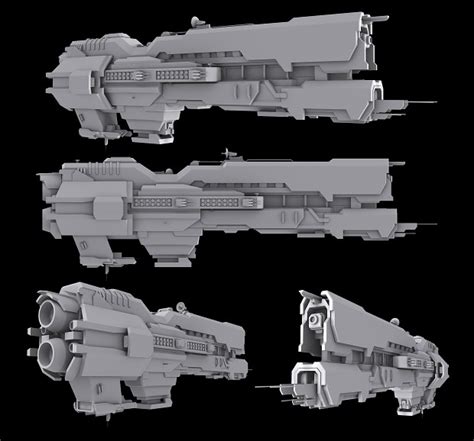 Halo Unsc Ships Blueprints