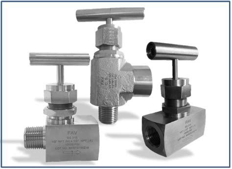 High Pressure Needle Valves 10000 Psi 15000 Psi FAV Fittings And Valves