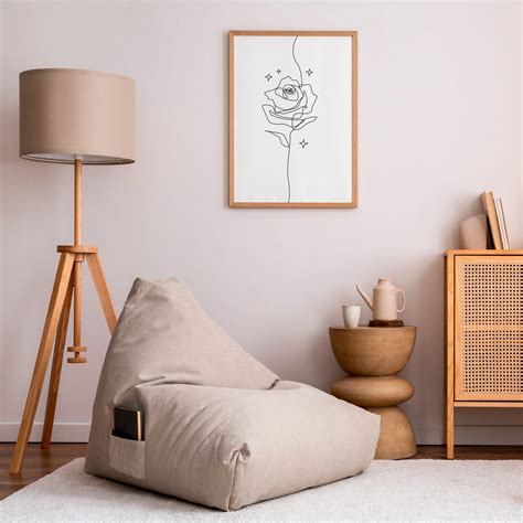 Single Rose Line Drawing Printable Art Rose Line Art Nature Drawing Flower Drawing Romantic