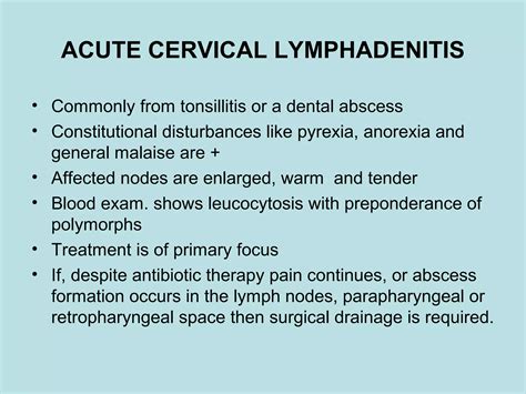 Cervical Lymphadenitis Ppt