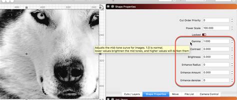 Image Control Settings LightBurn Software Questions LightBurn