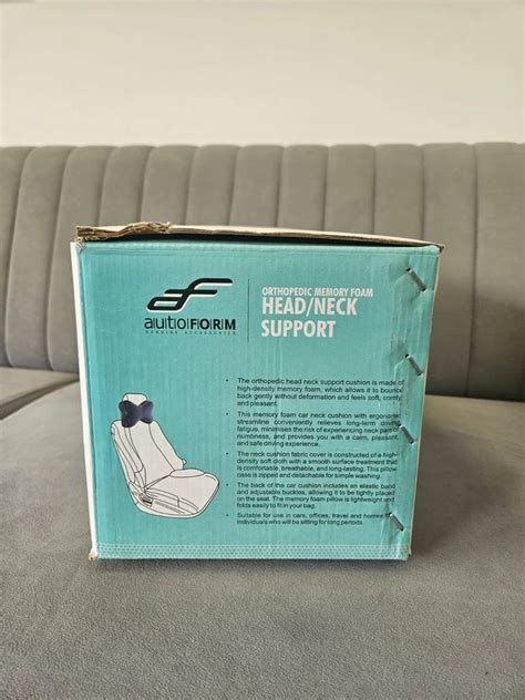 Autoform Memory Foam Car Head Neck Support At Rs 1700 Piece In Gurugram