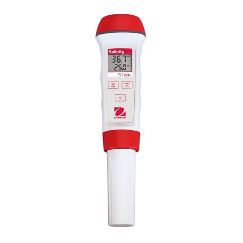 Ohaus ST20S Salinity Pen Meter With Temperature Waterproof Amazon