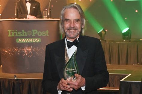 Jeremy Irons Wins Outstanding Contribution Gong At Irish Post Awards