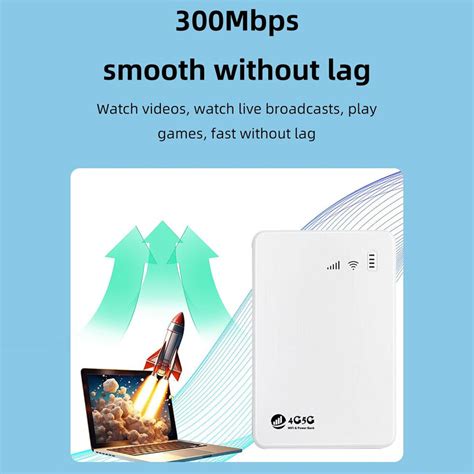 New 4G LTE Mobile WiFi Hotspot 5G Entsperrt 300Mbps 4G LTE Router Mit ...