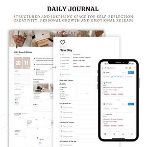 2024 Notion Life Planner Girl Boss Dashboard Ultimate Notion Template