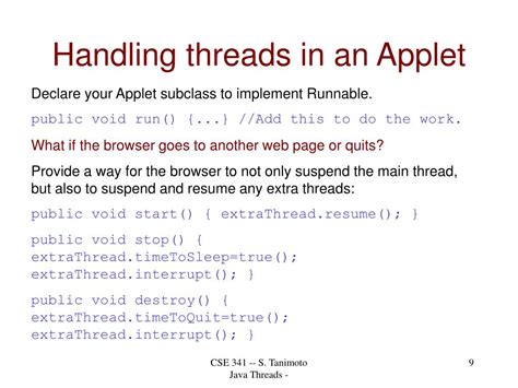 Ppt Java Threads Outline Powerpoint Presentation Free Download