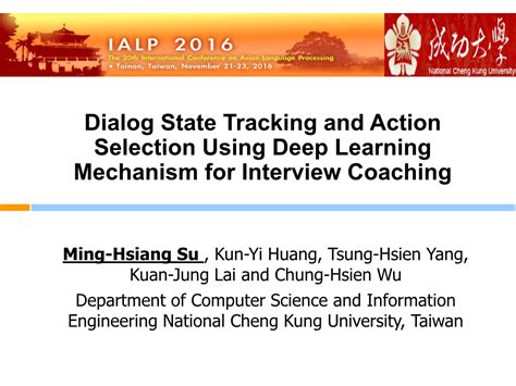 dialog state tracking and action selection using deep learning