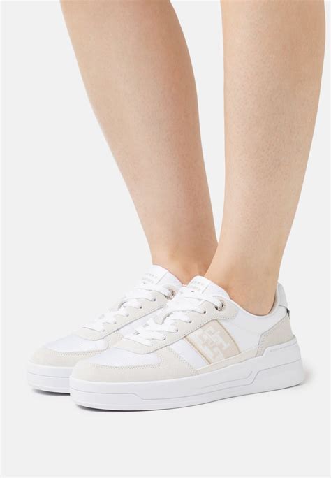 Tommy Hilfiger Basket With Webbing Tenisky Whitesivobiela Zalandosk
