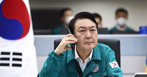 윤 대통령 우크라서 한총리에 집중호우 총력대응