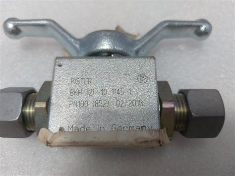 Pister BKH 12L Ball Valve PN100 EBay