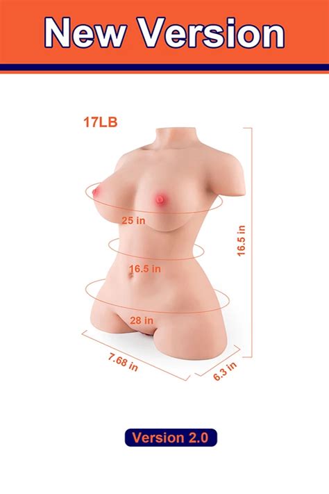 17lb S Shape Double Channel Sex Torso Yvette Kanadoll