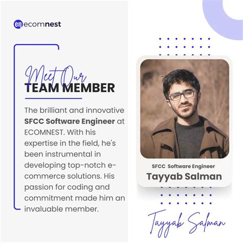 Ecomnest On Linkedin Ecomnest Sfccsoftwareengineer