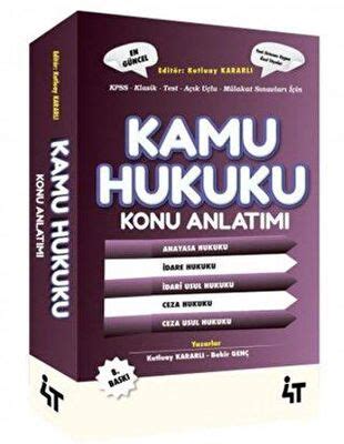 KPSS A Grubu Kamu Hukuku Konu Anlatımı Bkmkitap
