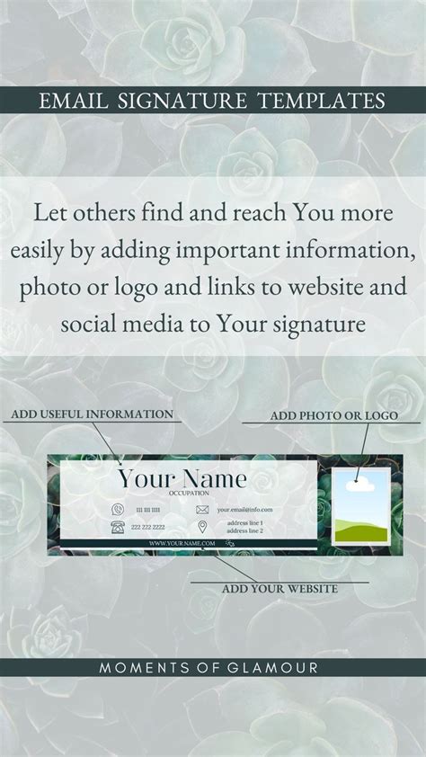An Email Signature With Flowers On The Front And Back Cover As Well As
