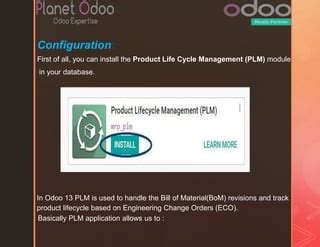 Odoo V Product Life Cycle Management Plm PPT