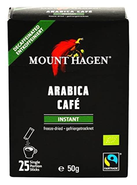 마운트 하겐 오거닉 페어 트레이드 카페인 레스 인스턴트 커피 스틱 50g2g×25p ×6세트 재팬스토어 일본약 의약품 전문 직구 쇼핑몰